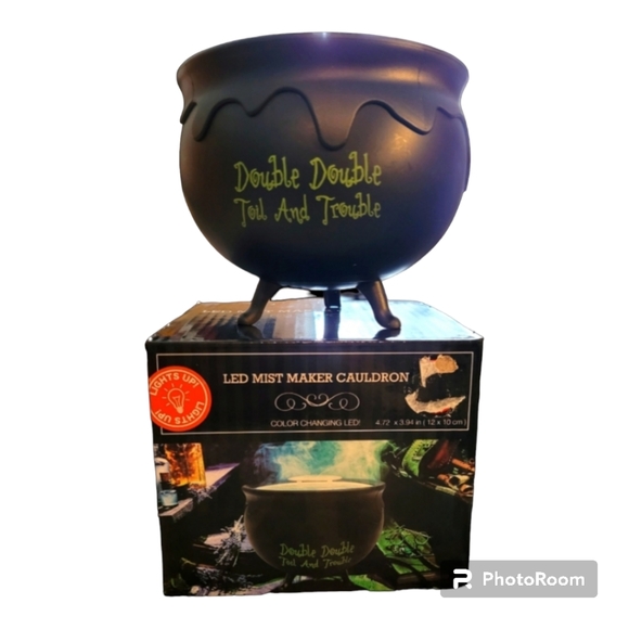 Holiday | Led Mist Maker Cauldron Hocus Pocus | Poshmark